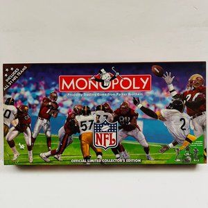 Hasbro | Games | Vintage Monopoly Nfl Football Official Limited ...